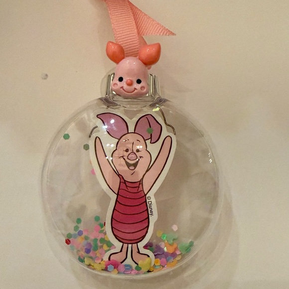 Holiday | Piglet Ornament With Pink Ribbon | Poshmark